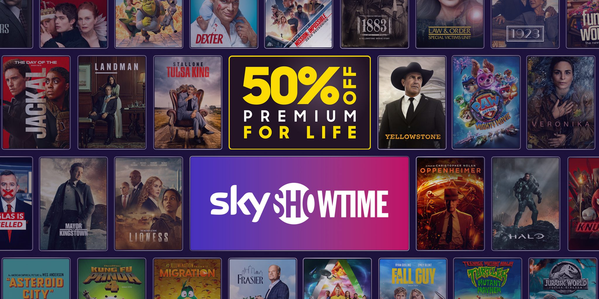 SkyShowtime launches Half Price for Life promo | Advanced Television