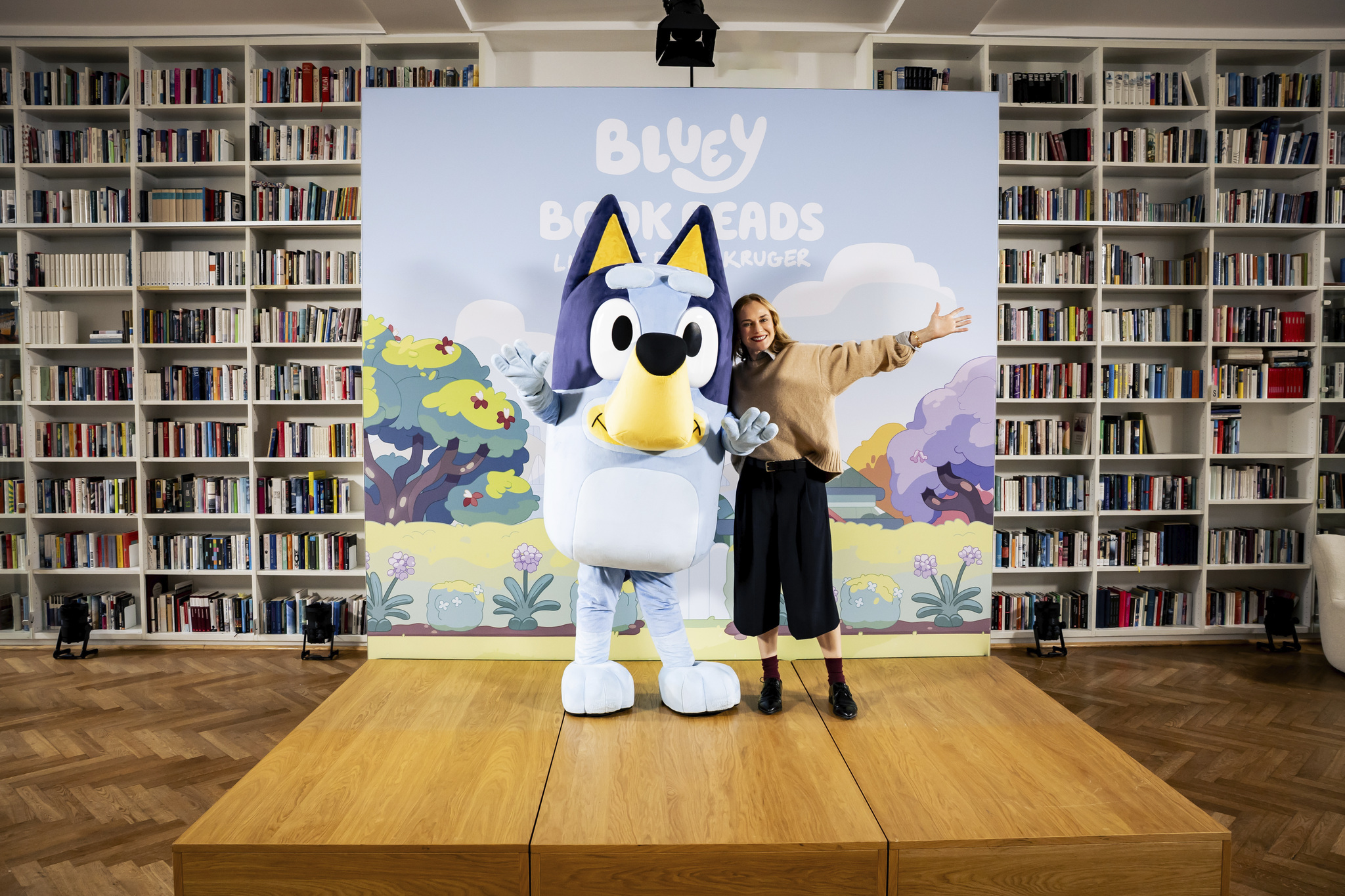 Diane Kruger brings Bluey Book Reads to life in Munich | Advanced ...